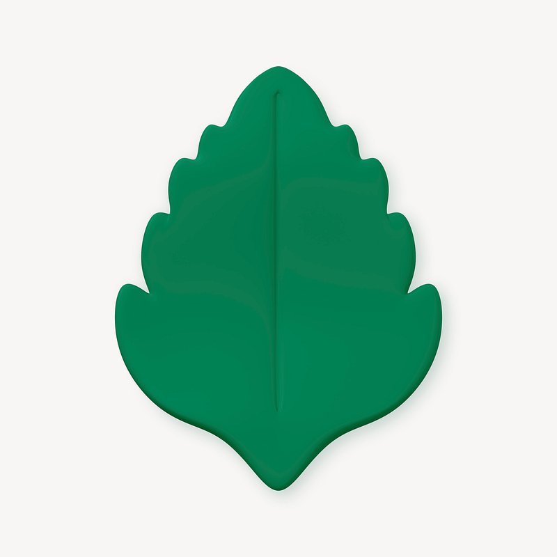 Cartoon tropical leaf clipart, botanical | Free Photo Illustration ...