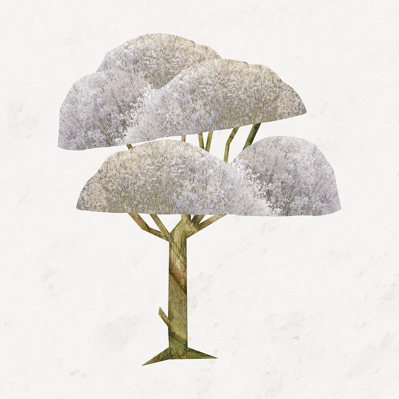 Paper tree, aesthetic nature collage | Free Photo Illustration - rawpixel
