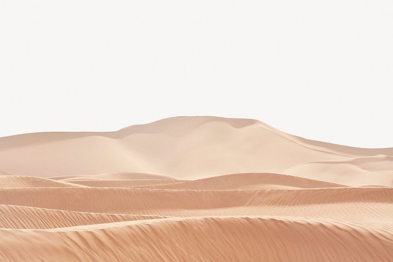 Beige sand dunes border, nature | Premium PSD - rawpixel
