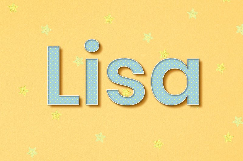 Lisa Word Images | Free Photos, PNG Stickers, Wallpapers & Backgrounds ...