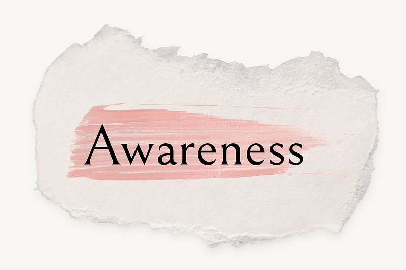 Awareness word, ripped paper, pink | Free Photo - rawpixel