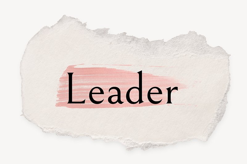 Leader word, ripped paper, pink | Free Photo - rawpixel
