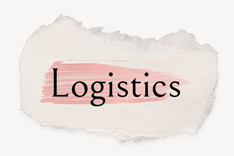 Logistics word, ripped paper, pink | Free Photo - rawpixel