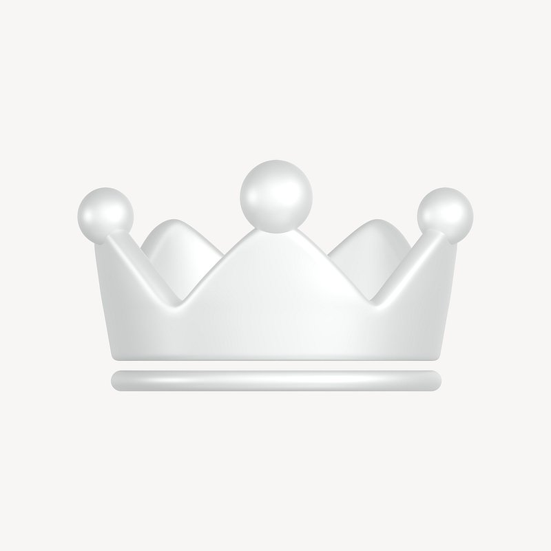 White crown ranking 3D icon | Premium Icons Illustration - rawpixel