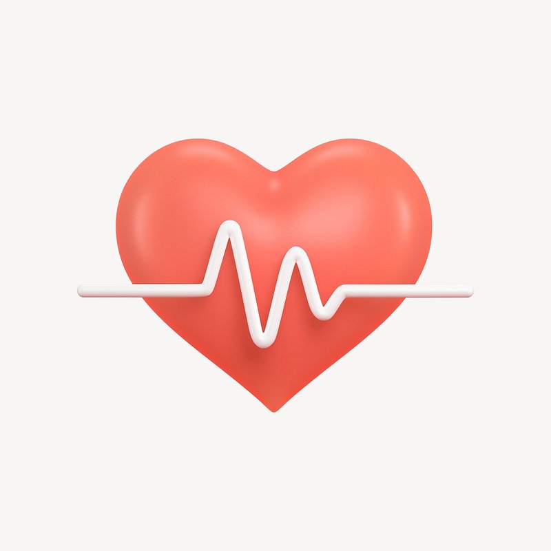 Heart, health icon, 3D rendering | Free Icons - rawpixel
