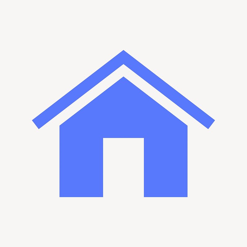 Blue House Icon Png