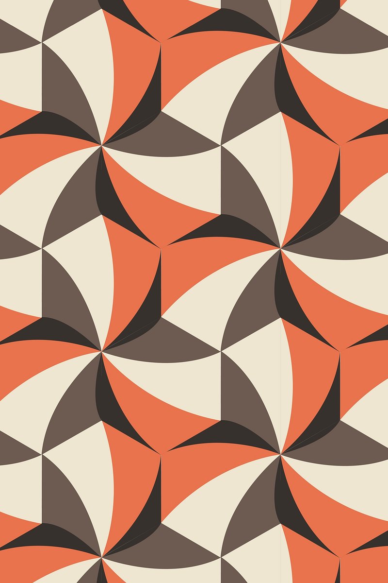 Retro 3D geometric pattern vector | Premium Vector - rawpixel