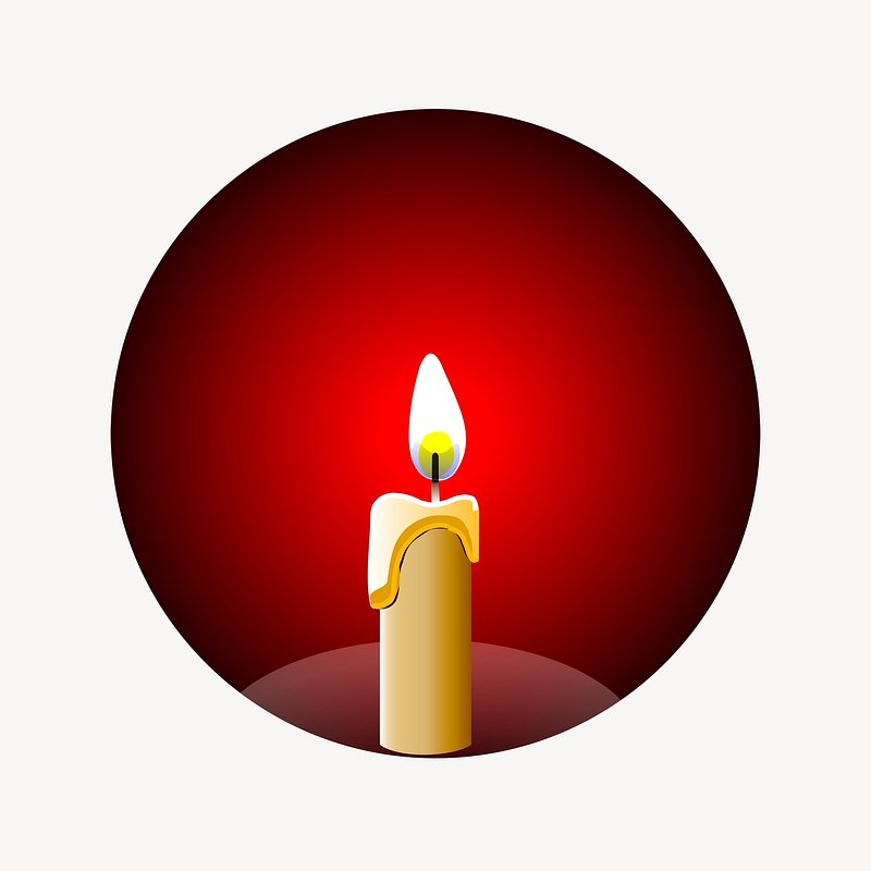 Lit candle clipart illustration psd | Free PSD - rawpixel