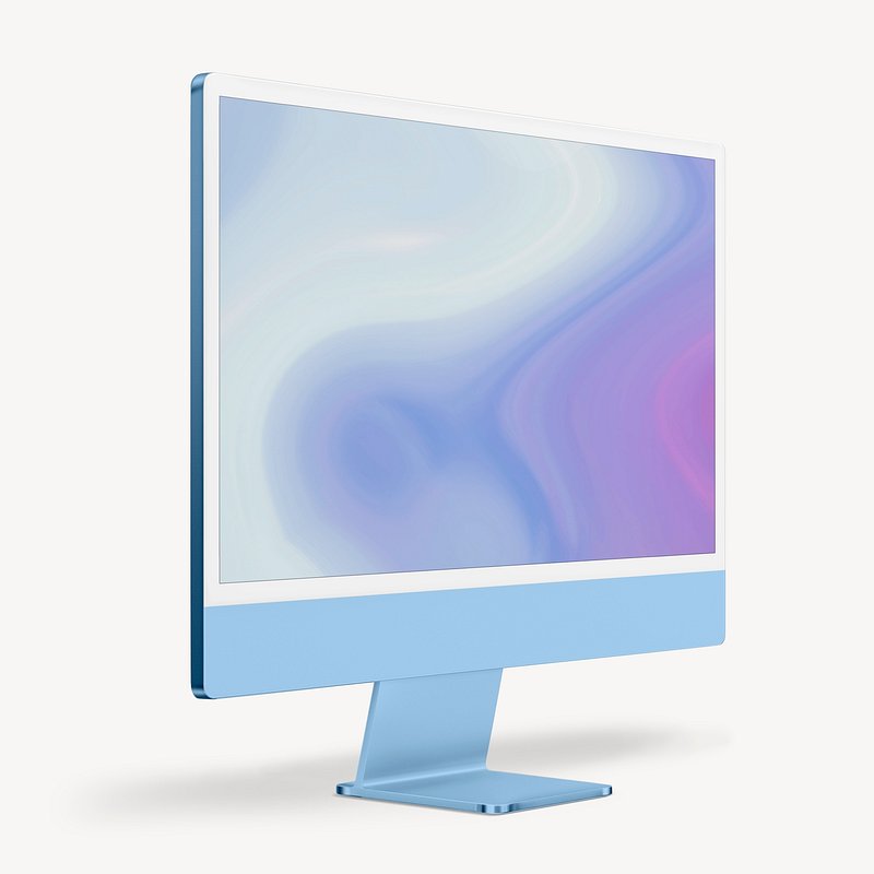Blue computer screen gradient wallpaper | Free Photo - rawpixel