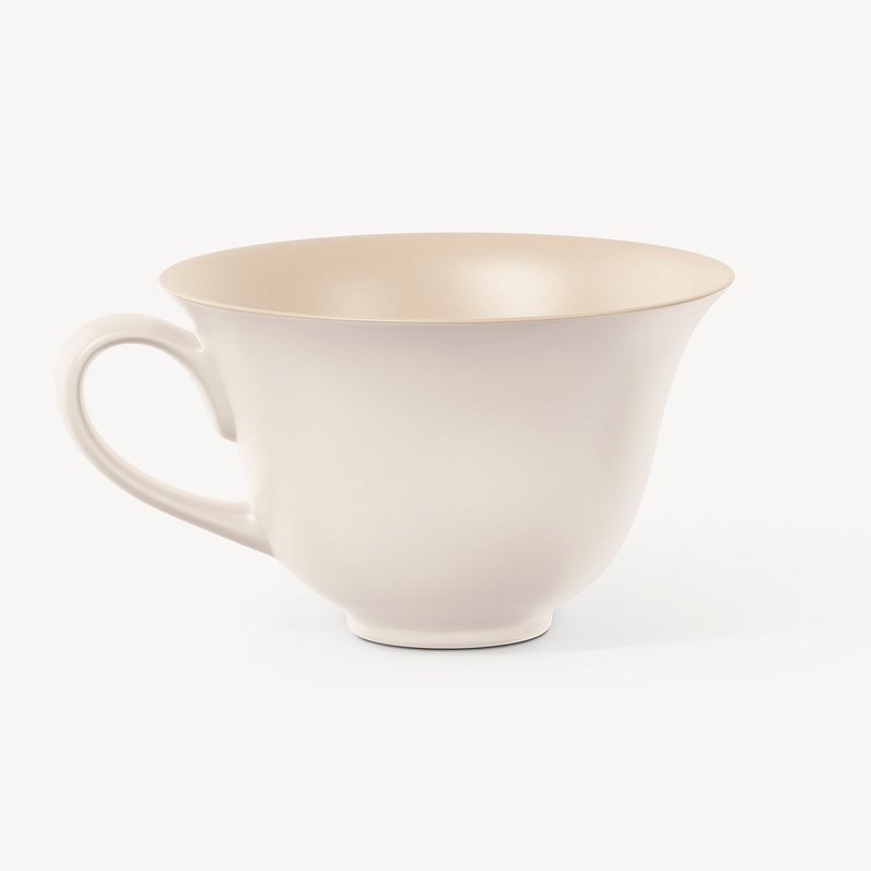 Beige tea cup, product design | Free Photo - rawpixel