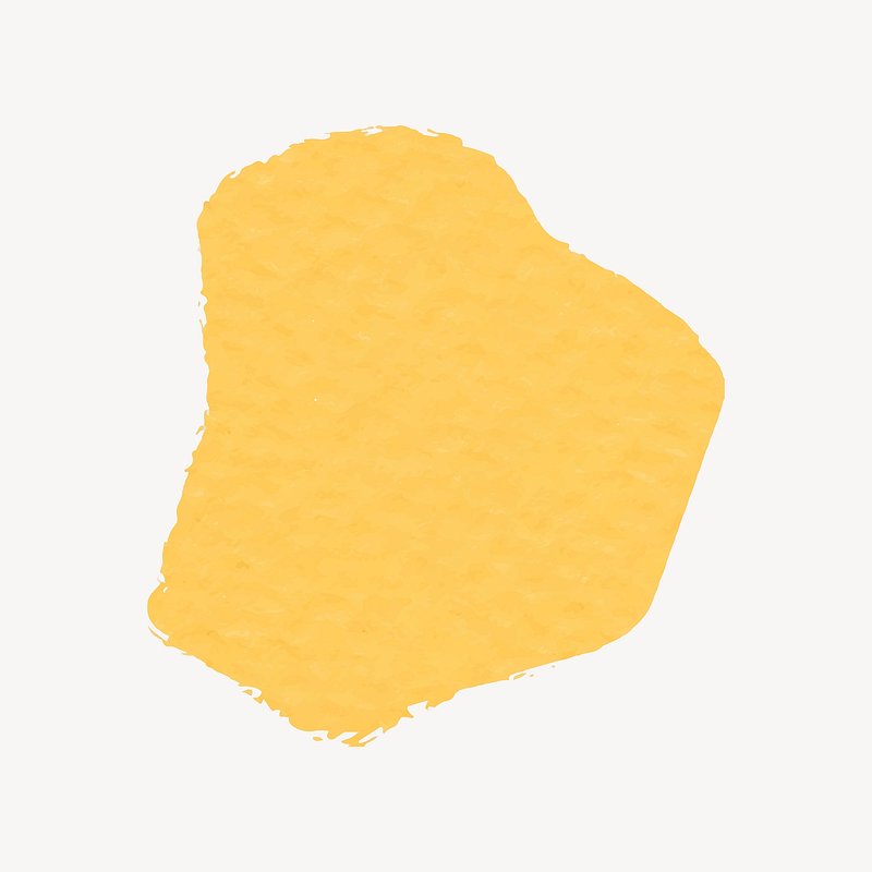 Abstract shape, cute yellow design | Free Photo - rawpixel