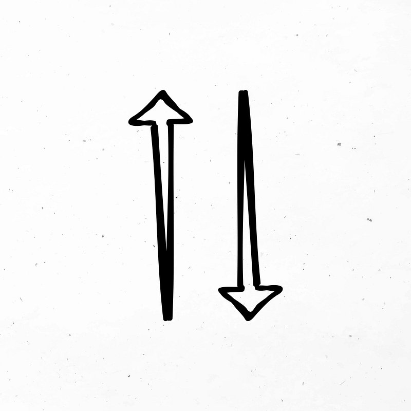 Black Up And Down Arrow Free Photo Rawpixel