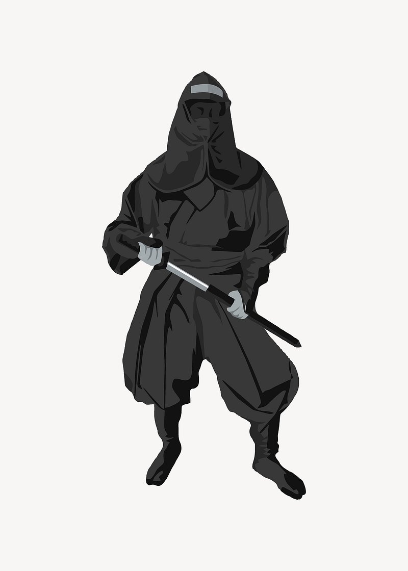 Ninja collage element psd | Free PSD - rawpixel