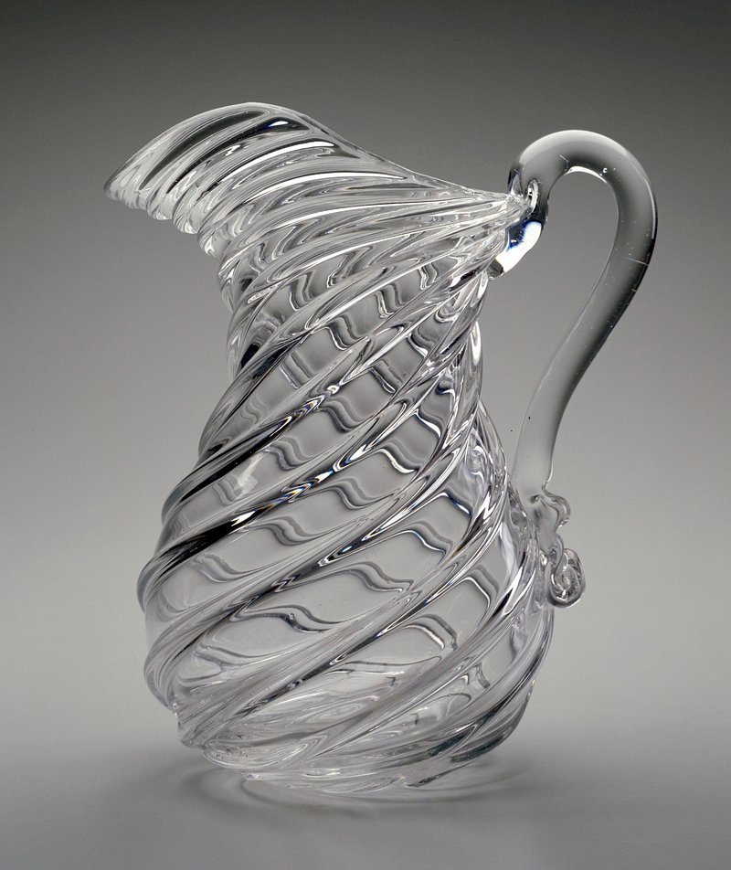 Pitcher, lead glass, applied handle, | Free Photo - rawpixel