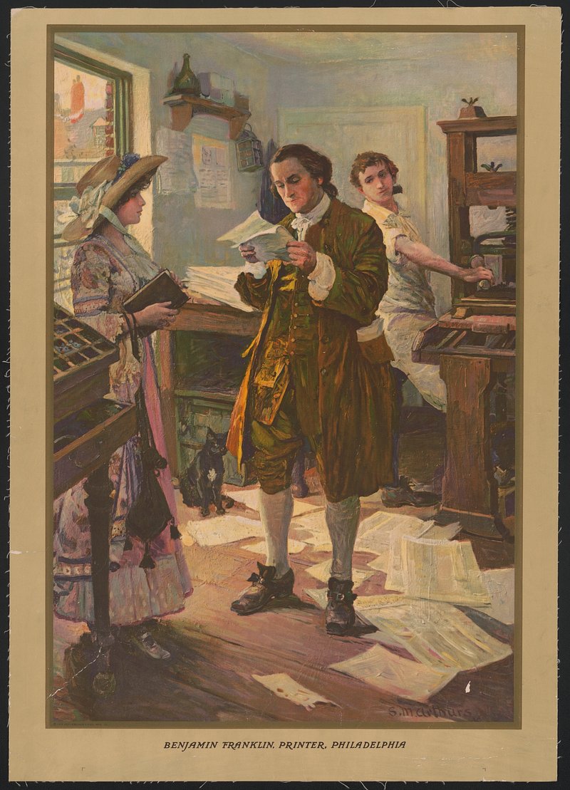 Benjamin Franklin, printer, Philadelphia | Free Photo - rawpixel