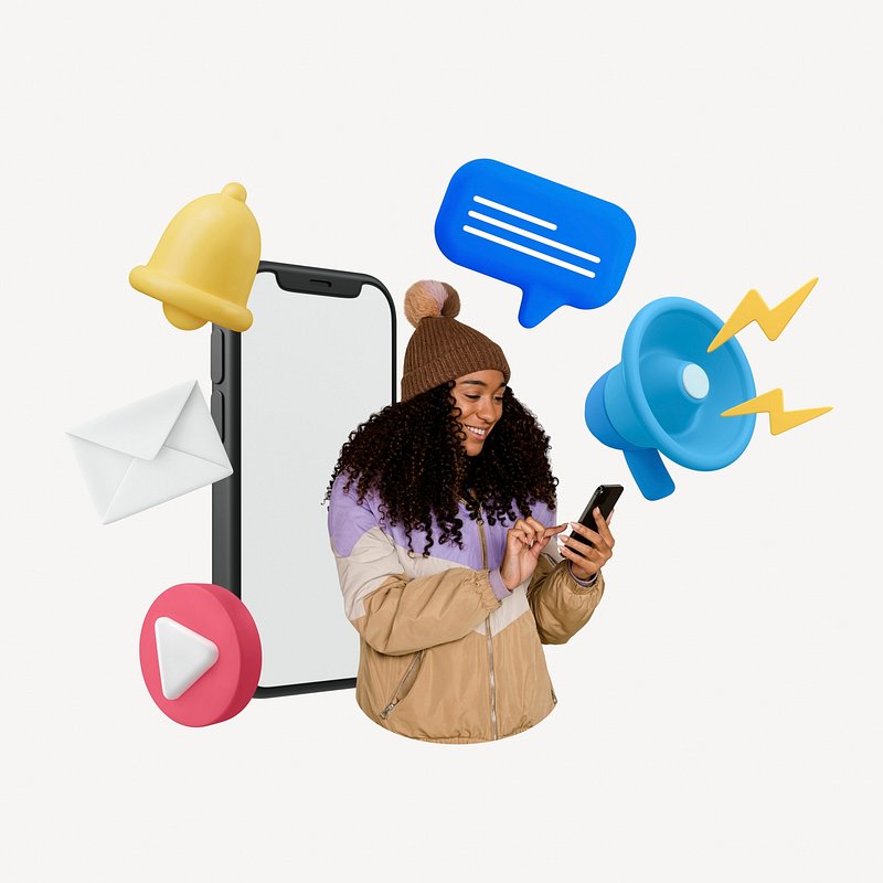 Phone Message Notification Images | Free Photos, PNG Stickers ...