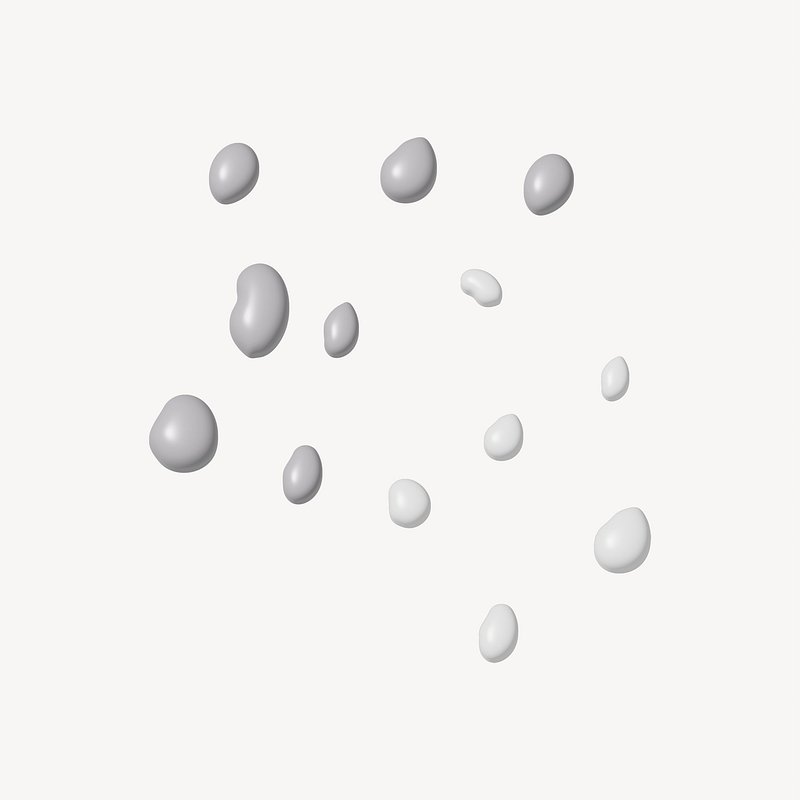 Gray rain drop 3D illustration | Free Photo - rawpixel