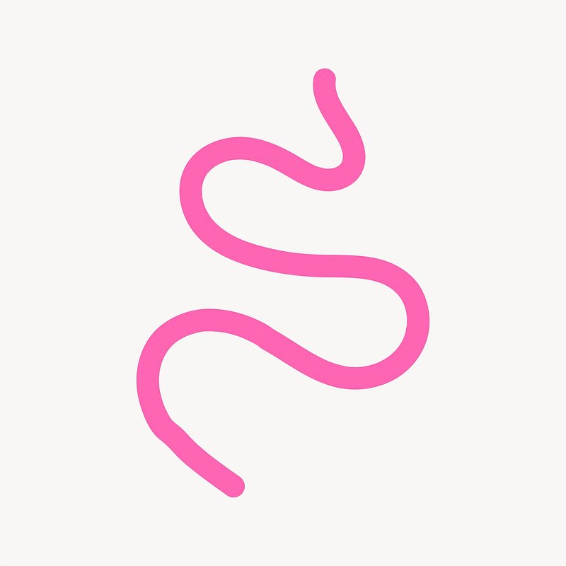 Squiggle pink abstract shape vector | Premium Vector - rawpixel