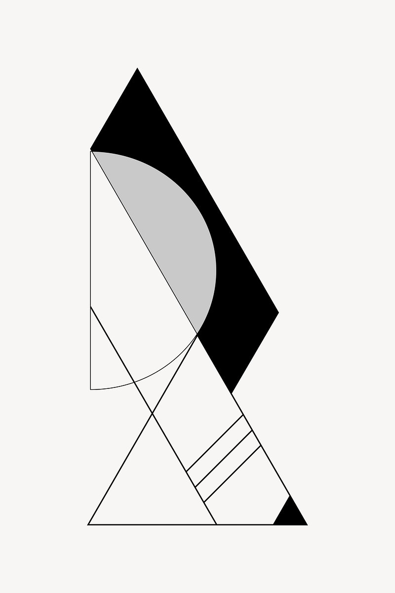 Black geometric shape clipart vector | Premium Vector - rawpixel
