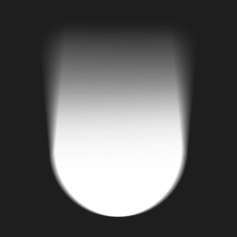 White gradient light, shape element | Premium PSD - rawpixel