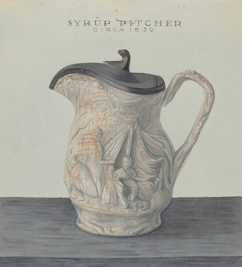 Syrup Pitcher (c. 1938) Cleo | Free Photo - rawpixel