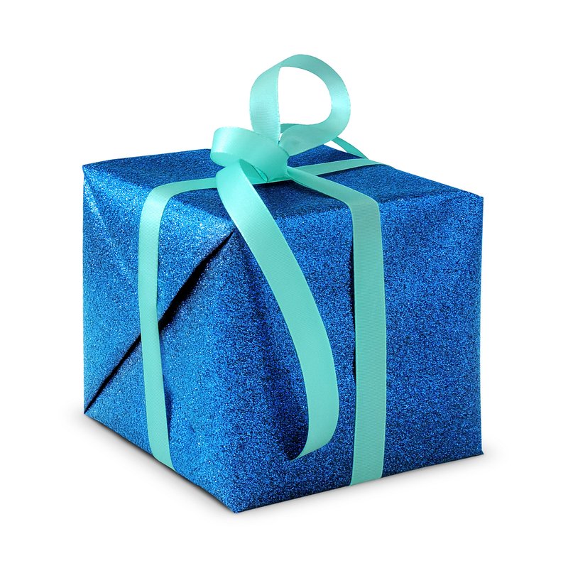 Blue Christmas presents collage element | Premium PSD - rawpixel