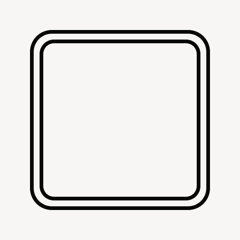 Line Frame Square Black And White Images | Free Photos, PNG Stickers ...
