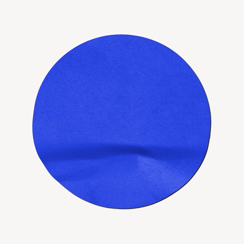 Blue badge sticker collage element | Premium Photo - rawpixel