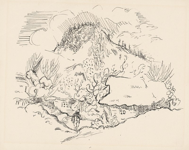 The man behind the village | Free Photo Illustration - rawpixel