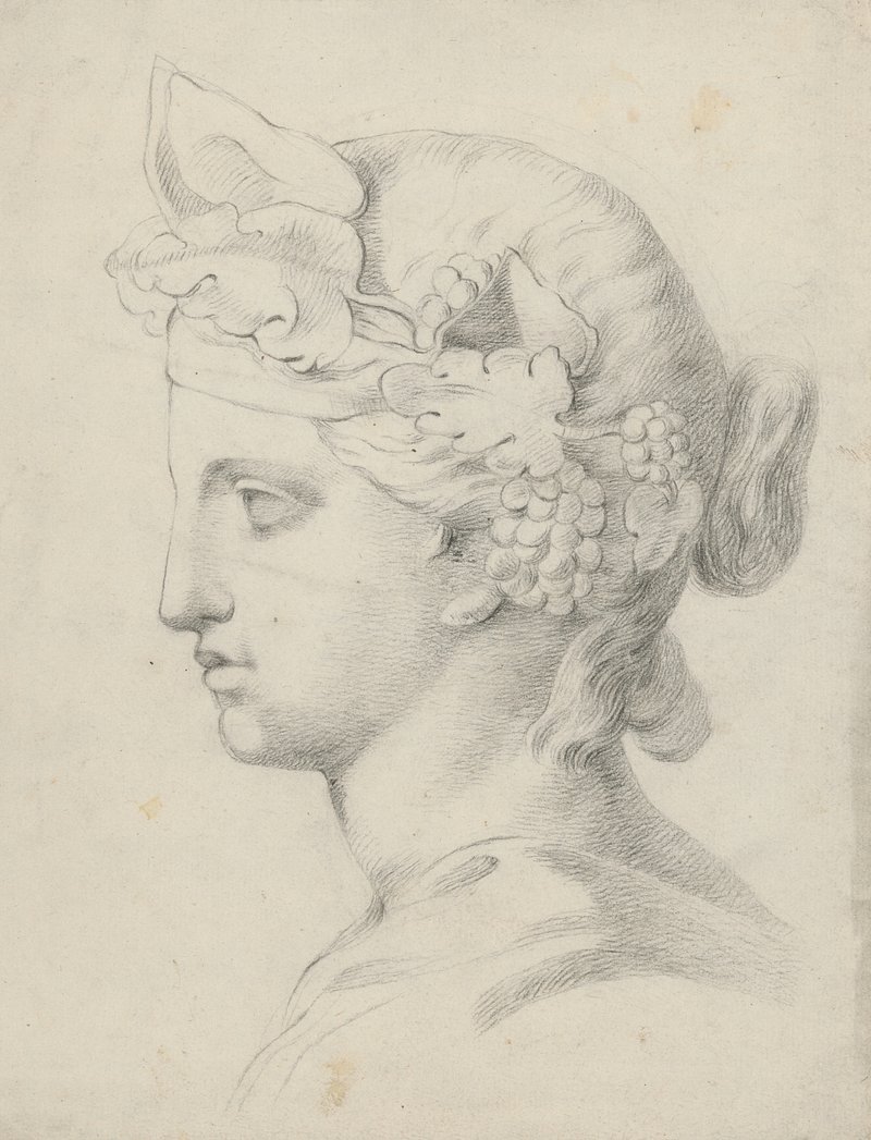 Head study according plaster model | Free Photo Illustration - rawpixel