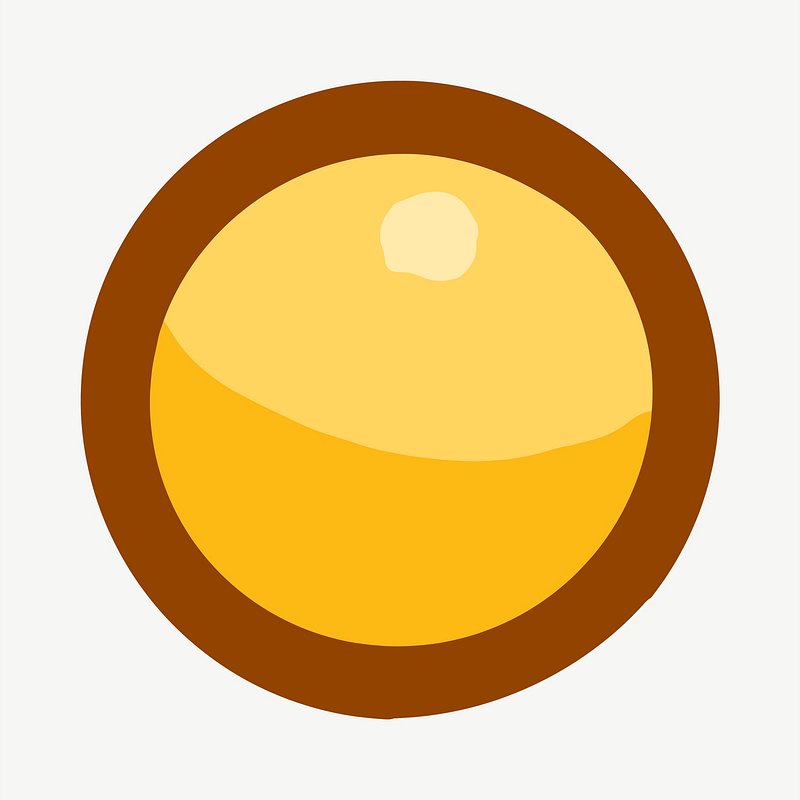 Yellow circle shape collage element | Premium PSD - rawpixel