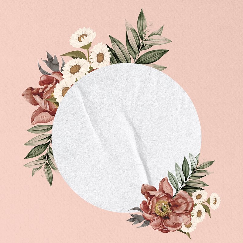 Vintage flower frame, pink aesthetic | Premium Photo - rawpixel