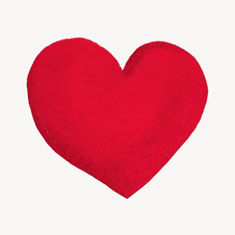 Red heart shape | Premium Photo - rawpixel