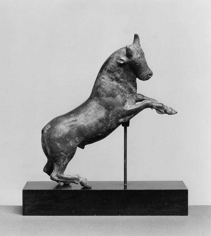 Rearing Bull (332-30 BC) Greek | Free Photo - rawpixel