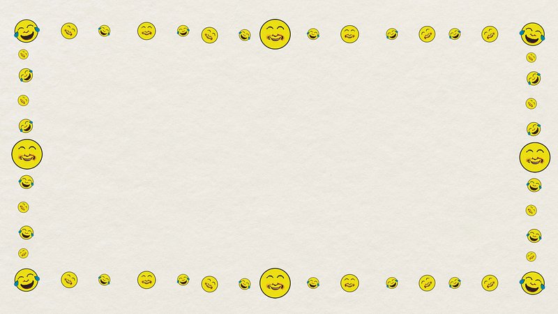 Happy emoticon frame desktop wallpaper | Premium Photo - rawpixel