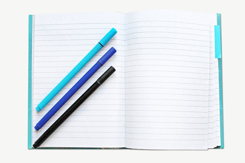 Vintage Notebook Open