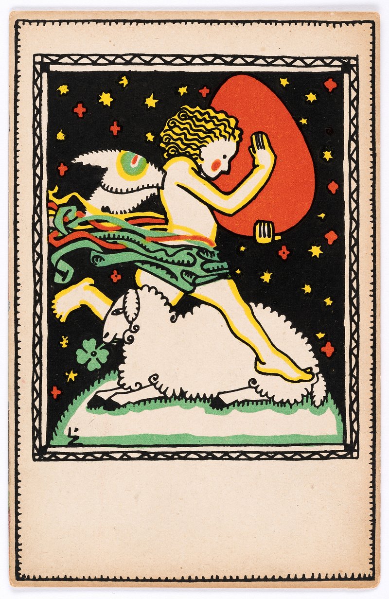 Postcard Wiener Werkstätte No. 578: | Free Photo Illustration - rawpixel