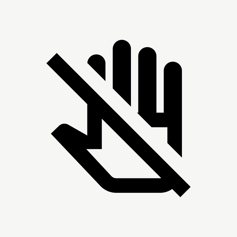 No Touching Icon Images | Free Photos, PNG Stickers, Wallpapers ...