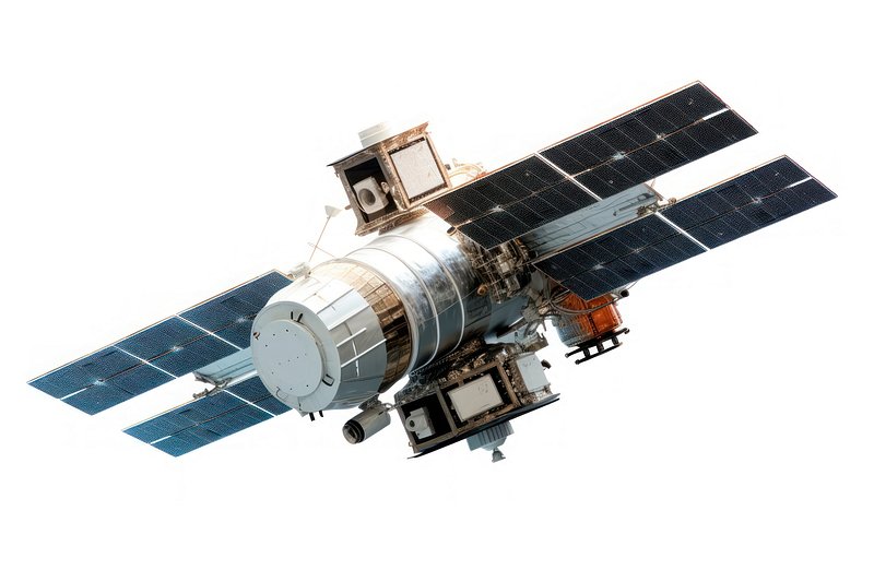 PNG Satellite space white background | Premium PNG - rawpixel