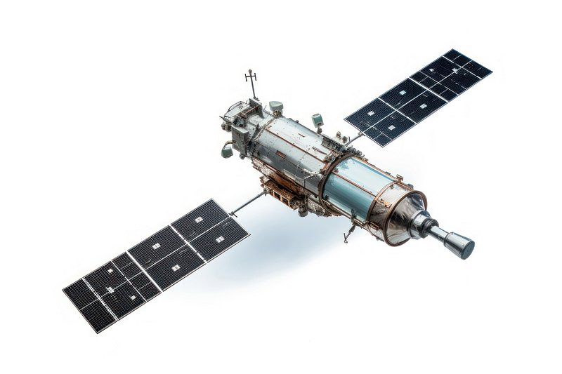 Space Station White Background