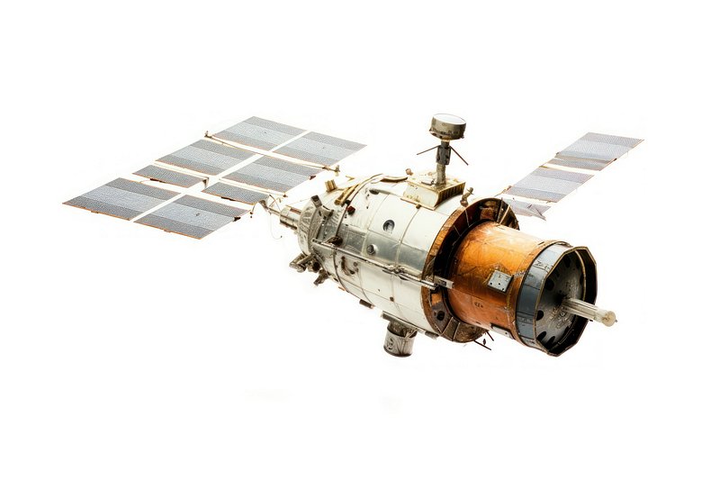 Spacecraft White Background