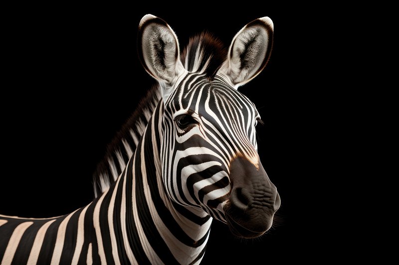 Zebra wildlife animal mammal. AI | Premium Photo - rawpixel