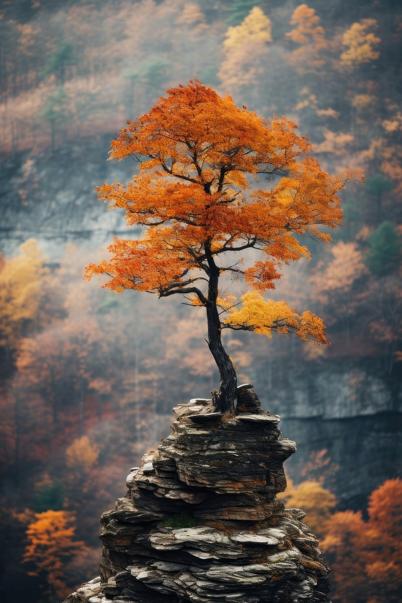 PNG Tree autumn plant maple | Free PNG - rawpixel