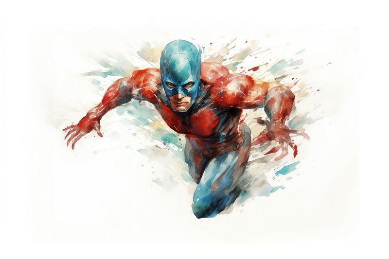 Superhero Face Drawing Images | Free Photos, PNG Stickers, Wallpapers ...