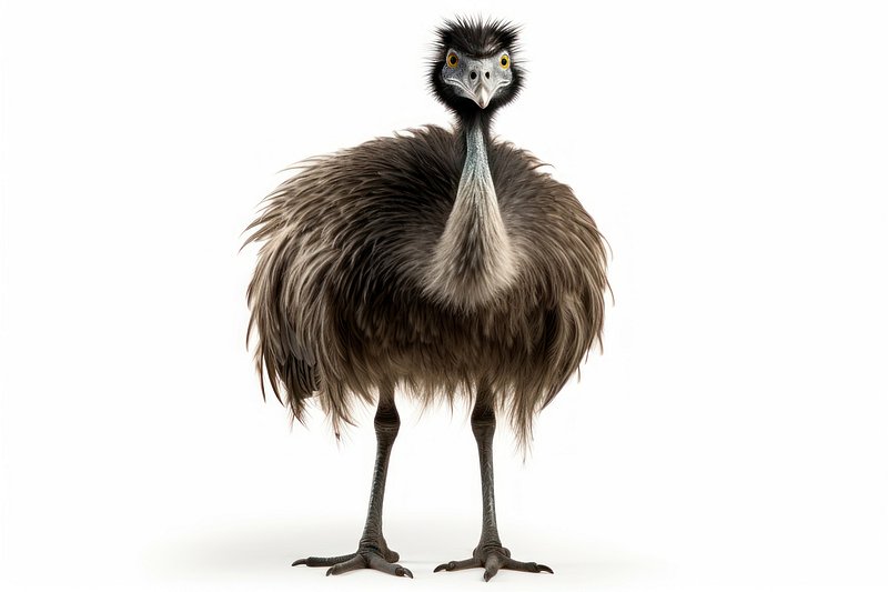 Bird emu wildlife animal. AI | Free Photo - rawpixel