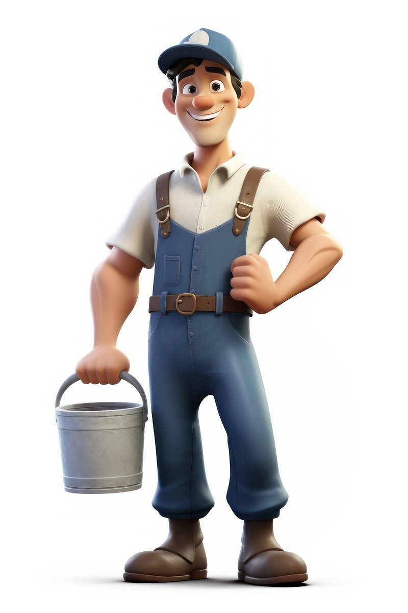 Cartoon Cleaning Bucket Images | Free Photos, PNG Stickers, Wallpapers ...