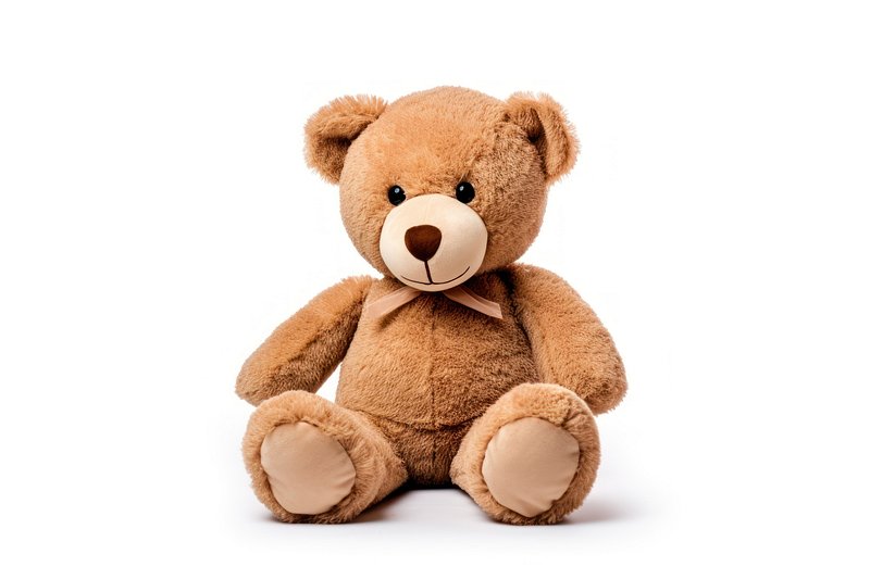 Teddybear toy plush white background | Free Photo - rawpixel