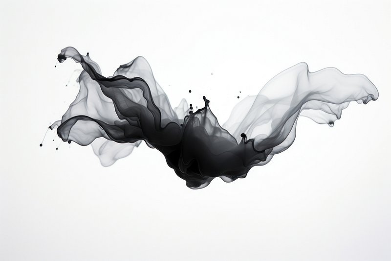 Ink white background splattered creativity. | Premium Photo - rawpixel