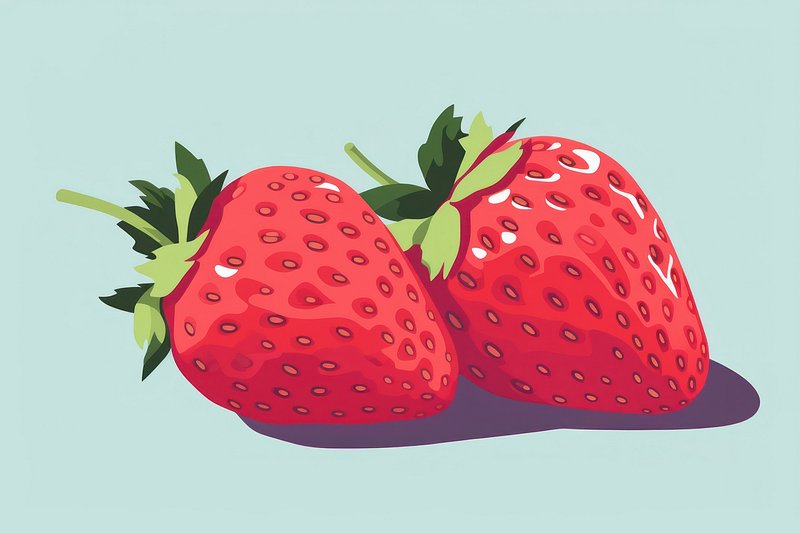 Strawberrys fruit plant food. AI | Free Photo Illustration - rawpixel