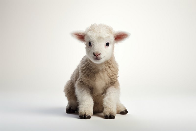 Lamb sit livestock animal mammal. | Free Photo - rawpixel